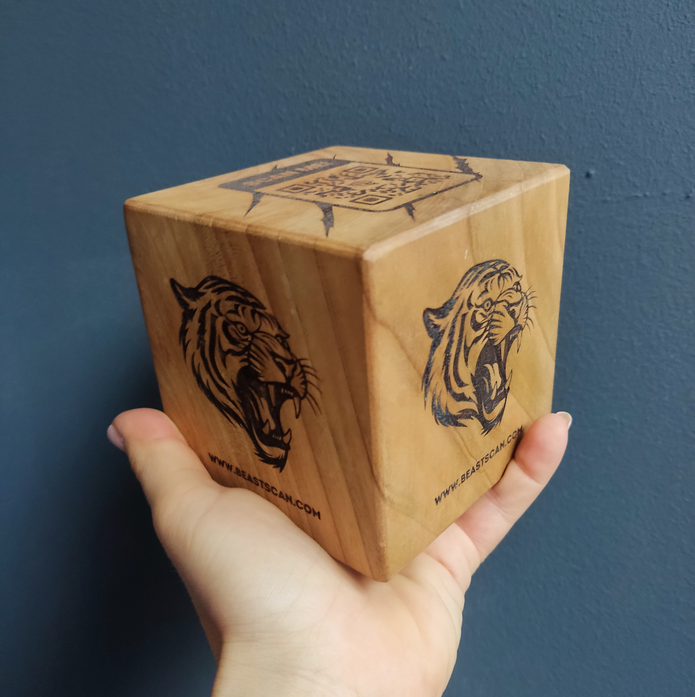 Wood Cube | Beastscan.com